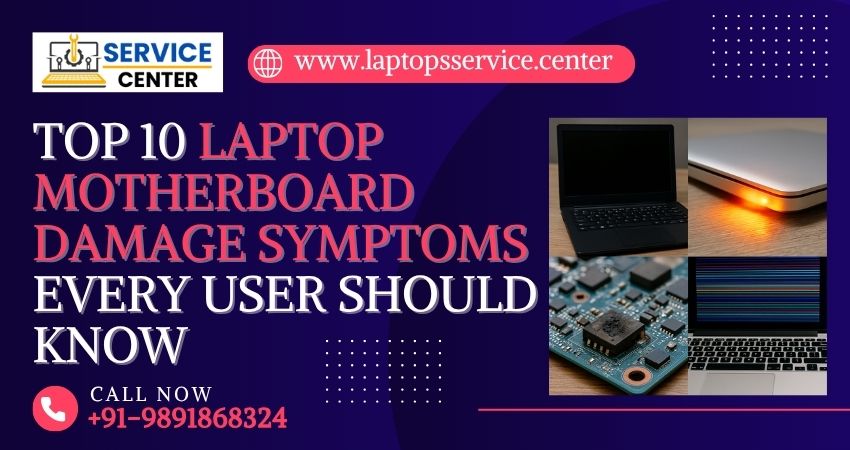 Top 10 Laptop Motherboard Damage Symptoms